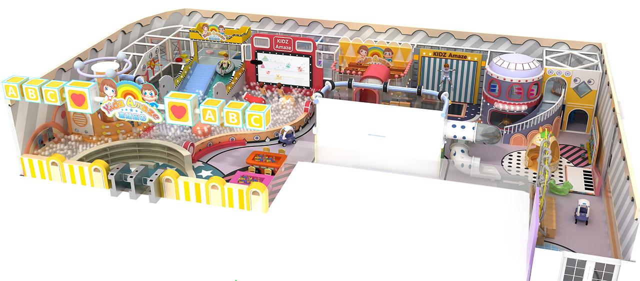 KIDZ Amaze Theme Park Indoor Playground in Hainan, China - Mooton