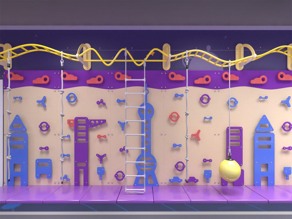 Indoor Rock Wall Climbing Equipment - Mooton