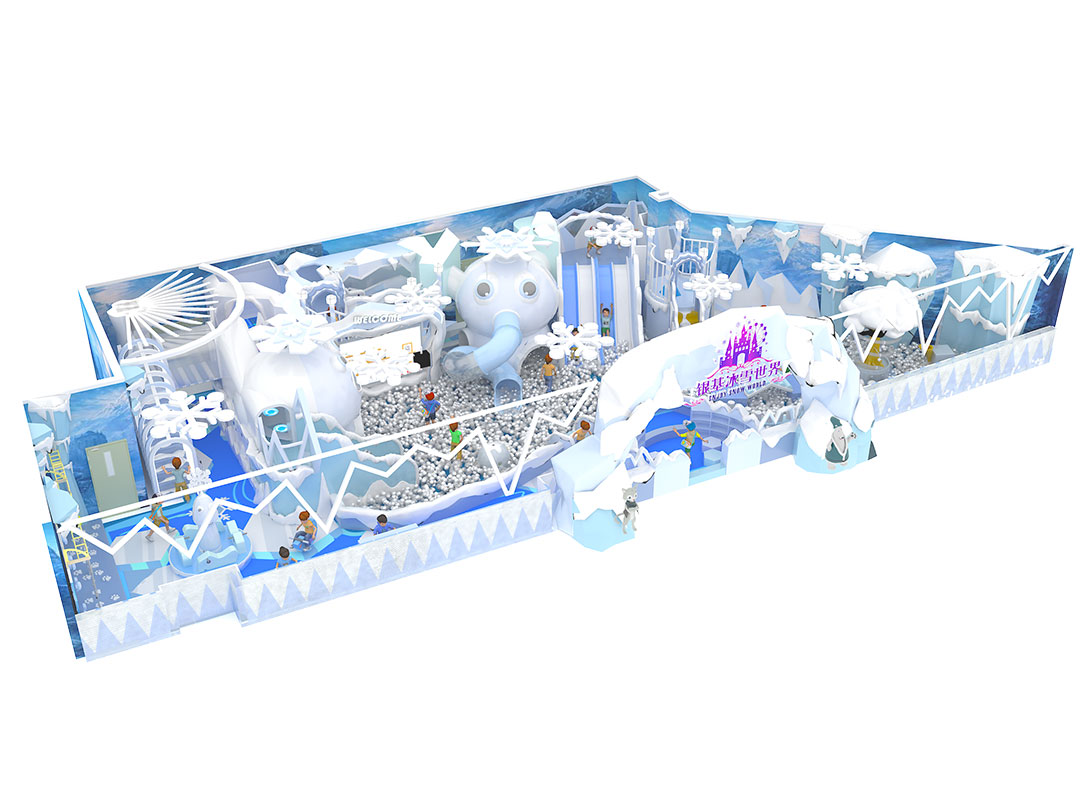Ice and Snow-Themed Indoor Amusement Park - Mooton